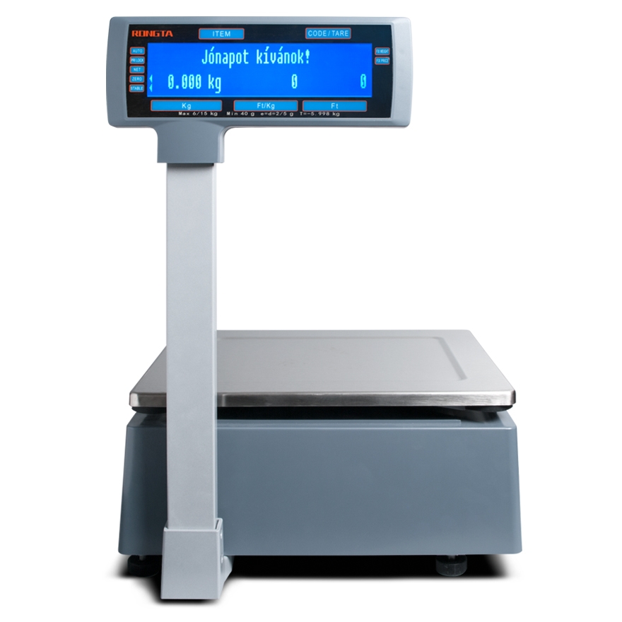 RONGTA RLS1000 címkenyomtatós rendszermérleg | Pénztárgépcentrum